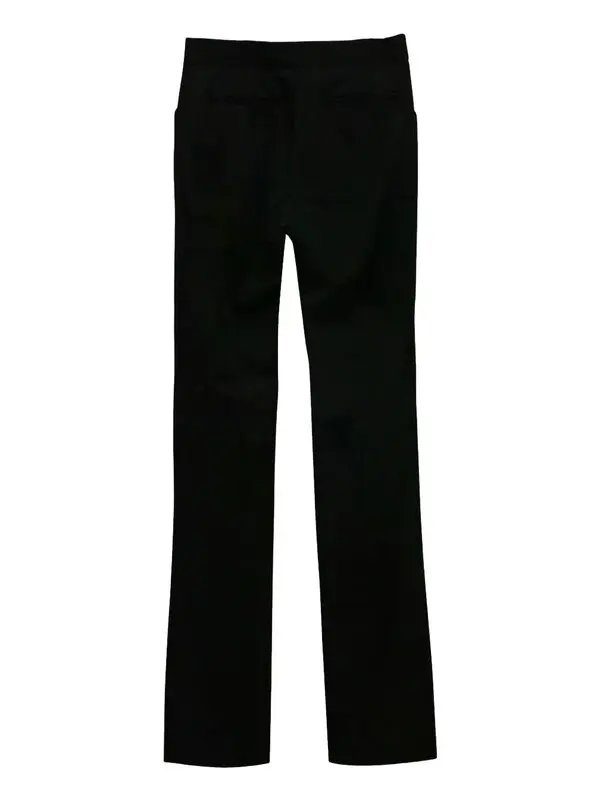 Stella McCartney Wool Pocket Straight-leg Trousers - Black