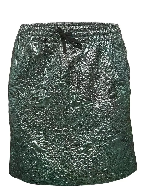 Zadig&Voltaire Drawstring Lurex Skirt - Grey