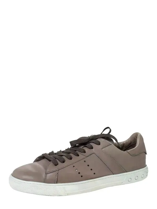 TOD'S Pre-owned Perforated Lace-up Sneakers - Grey