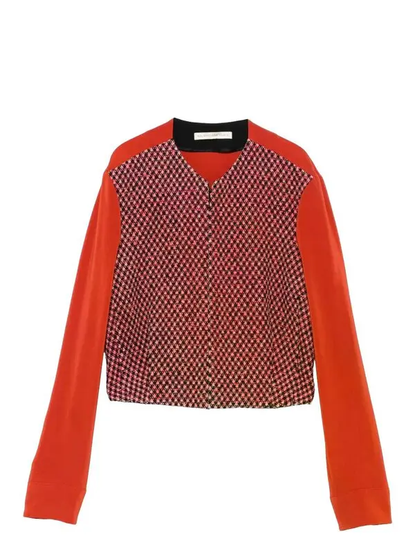 Balenciaga 2010s Tweed Jacket - Orange
