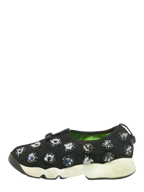Dior Mesh Embellished Sneakers - Black