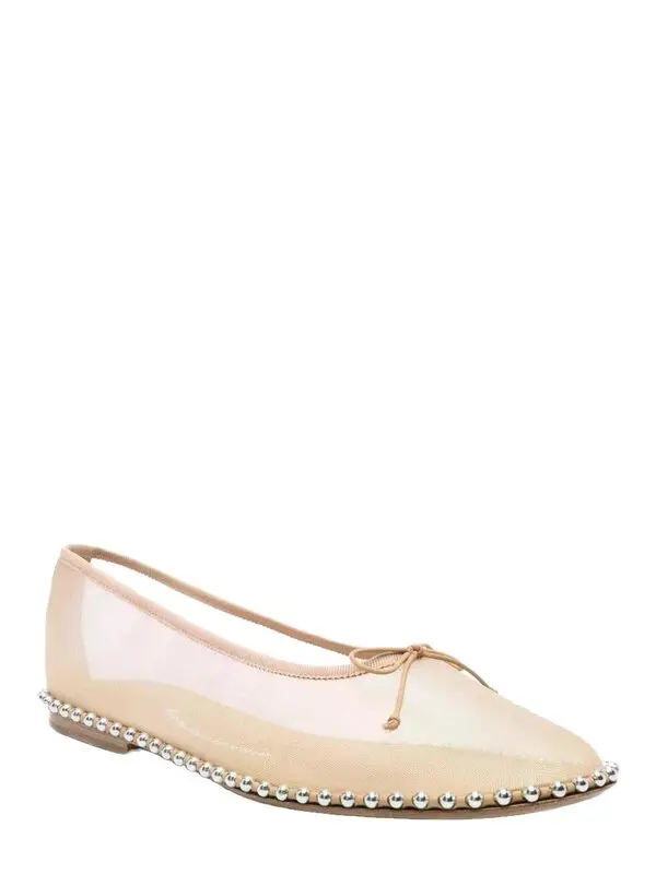 ALEXANDER WANG Lina Mesh Ballet Flats - Neutrals