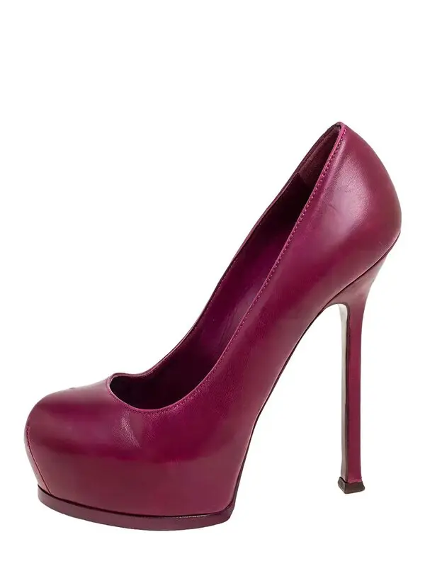 Saint Laurent 125mm Platform Stiletto Pumps - Red