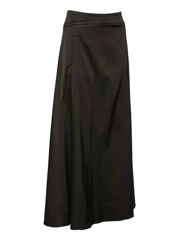Emporio Armani High-waisted Flared Skirt - Grey