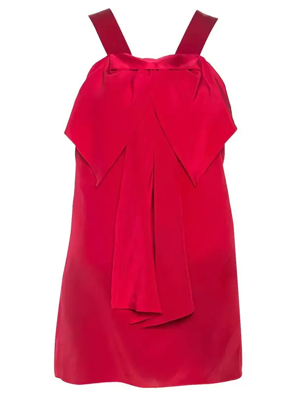 Prabal Gurung Sleeveless Top With Oversized Bow Detail - Red