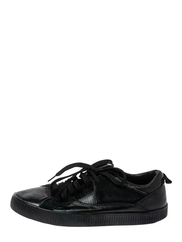 Dolce & Gabbana Leather Low-top Sneakers - Black