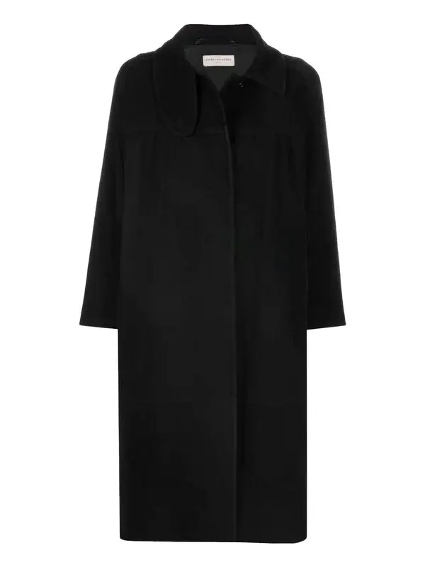 Dries Van Noten Single-breasted Coat - Black