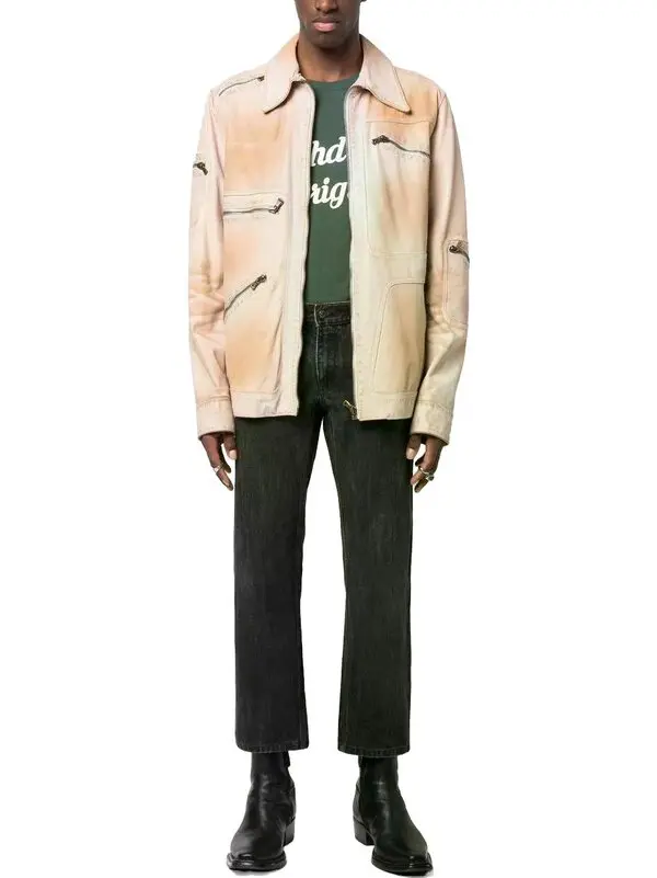 Dolce & Gabbana 2000s Gradient Effect Zip Jacket - Neutrals