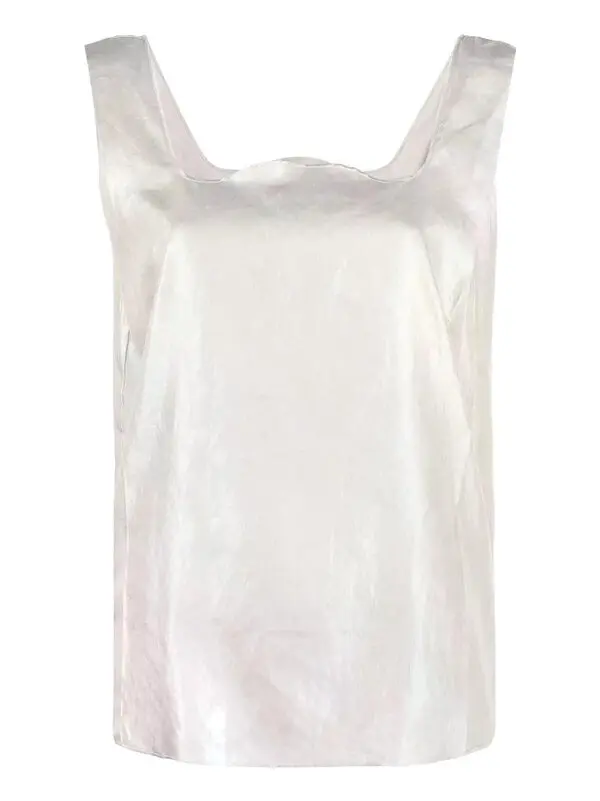 MAISON MARGIELA Square Neck Tank Top - Grey