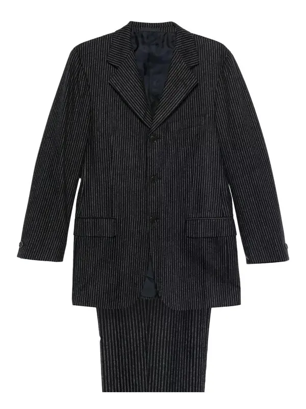 ROMEO GIGLI 1990s Striped Suit - Blue