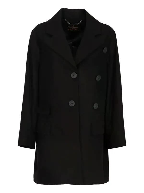 VIVIENNE WESTWOOD Wool Coat - Black