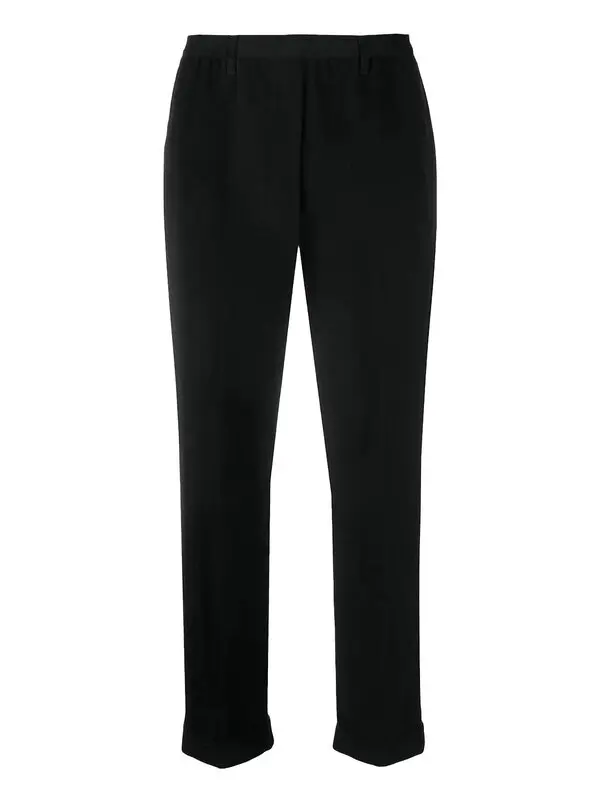 MAISON MARGIELA 2000s High Waist Tapered Trousers - Black