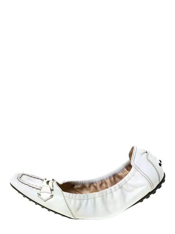 TOD'S Buckle Detail Loafers - Grey