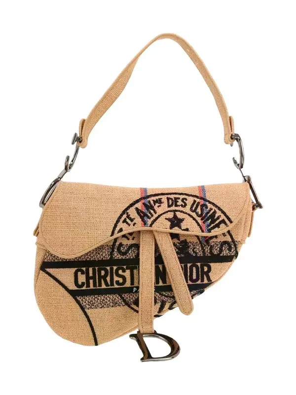 Dior Medium Saddle Handbag - Neutrals