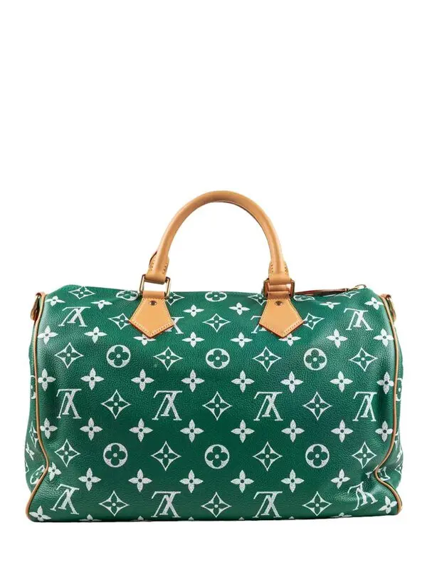 LOUIS VUITTON Speedy Bandouliere 40 Handbag - Green