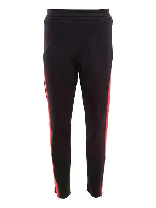 JOSEPH 2024 Scuba Side-stripe Jersey Trousers - Black