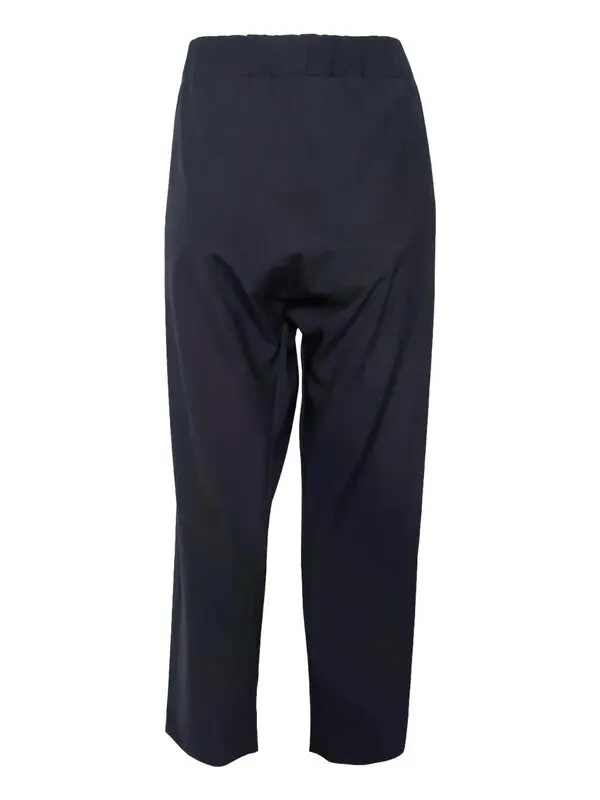 Marni Virgin Wool Blend Elastic Waist Trousers - Blue