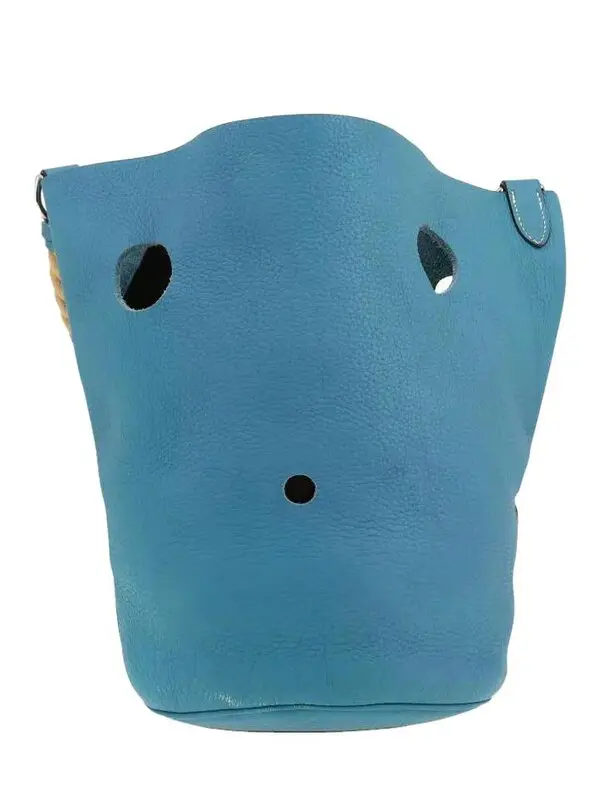 Hermès 2007 Mangeoire Bucket Bag - Blue