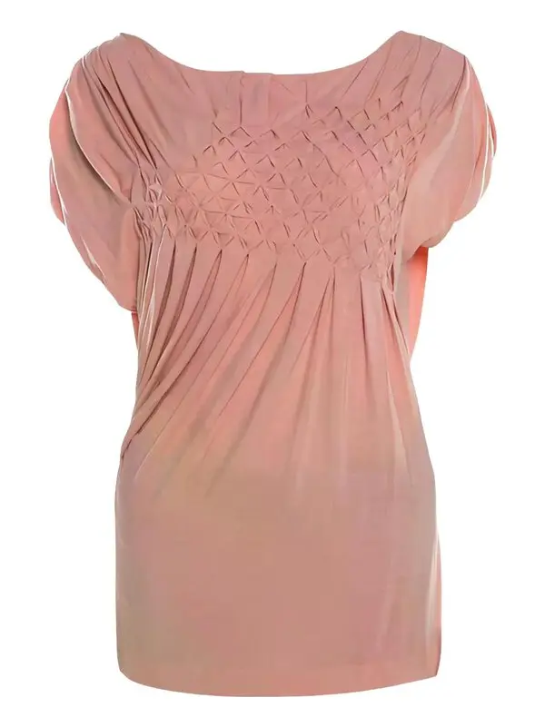 Escada Pleated Top - Pink