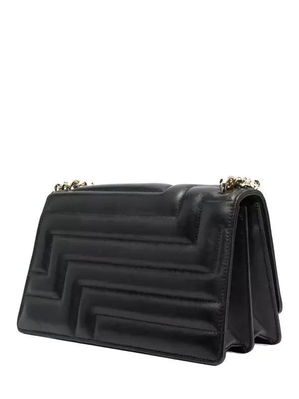 JIMMY CHOO Quilted Leather Shoulder Bag - Black