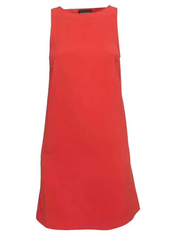 Zadig&Voltaire Sleeveless A-line Dress With Open Back - Red