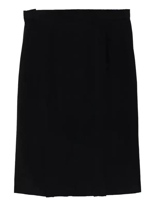 Givenchy X Alexander Mcqueen 1990s High-waisted Skirt - Black