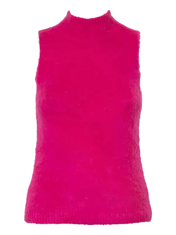Versace Knitted Sleeveless Jumper - Pink