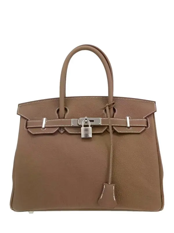 Hermès Birkin 30 Handbag In Togo Leather - Brown