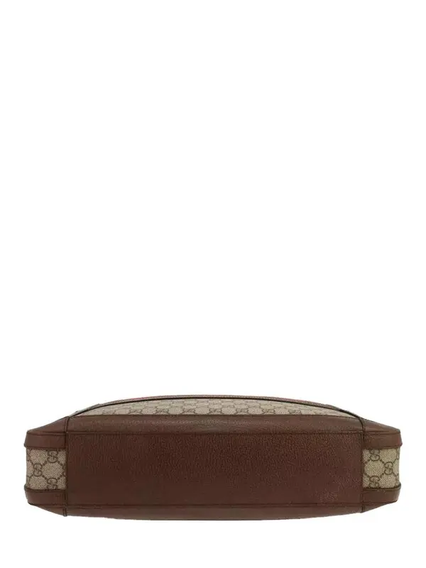 Gucci Gg-motif Canvas And Leather Briefcase - Neutrals