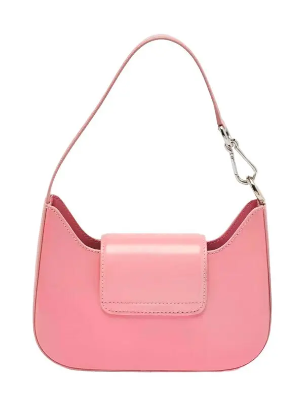LANCEL Sixtine Leather Flap Shoulder Bag - Pink