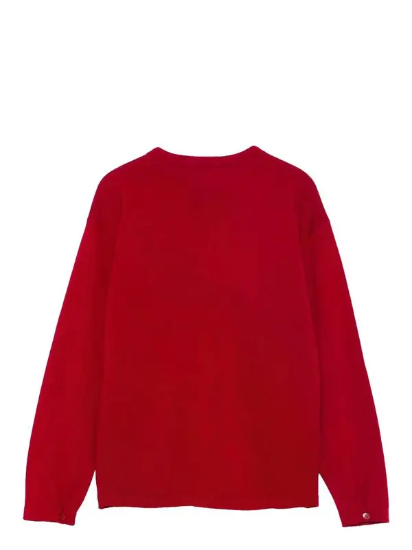 FERRAGAMO Knitted Shirt Circa 1970s - Red
