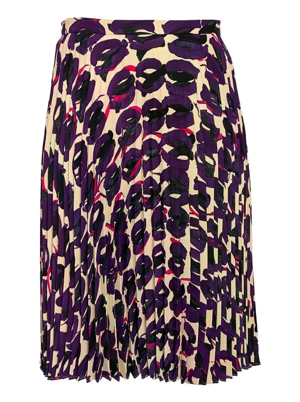Max Mara Pre-owned Pleated Skirt - Neutrals