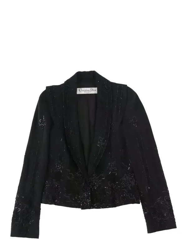 Dior 2000s Beaded Jacket - Black