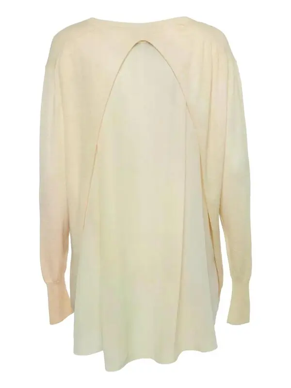 3.1 Phillip Lim 2024 Open-back Knit Sweater - Neutrals