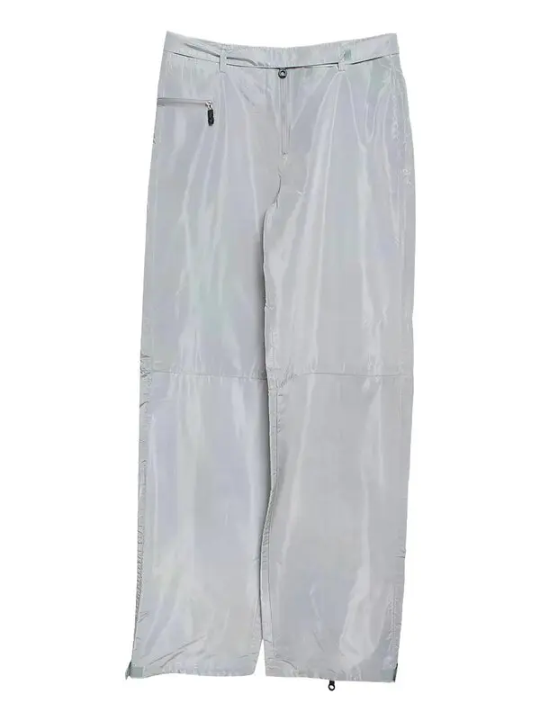 Emporio Armani Straight Leg Zip Pocket Pants - Grey