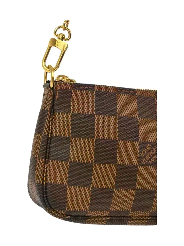 LOUIS VUITTON Mini Pochette Accessoires Clutch Bag - Brown