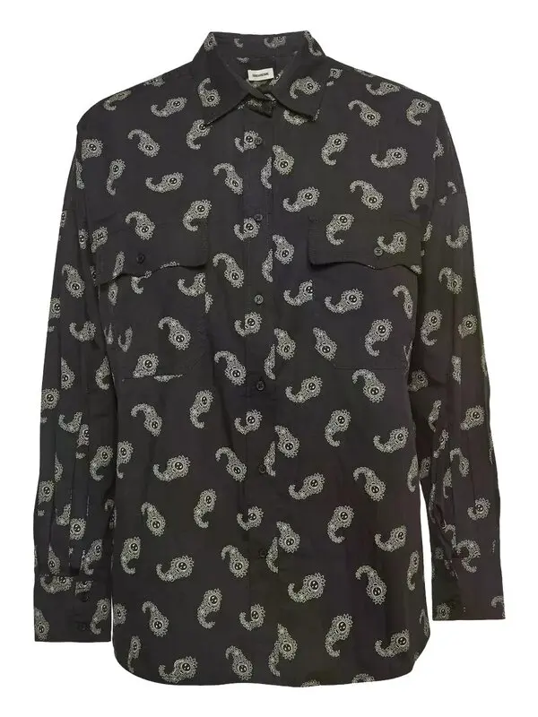 Zadig&Voltaire Tamara Paisley Print Shirt - Black