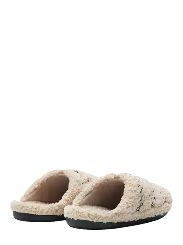 Moon Boot Teddy Cozy Slippers - Neutrals