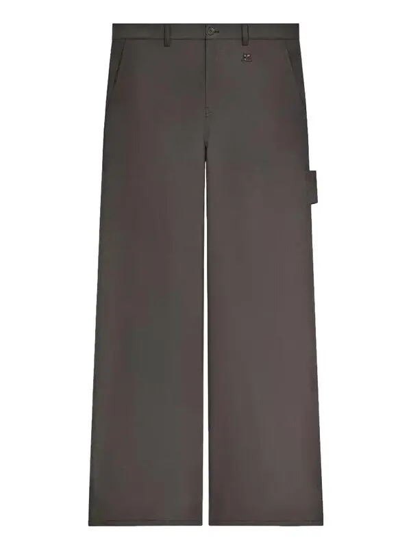 COURREGES Belt Loops Trousers - Grey