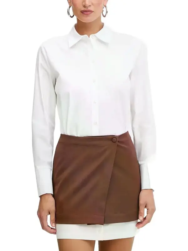 Patrizia Pepe Layered Mini Dress - White