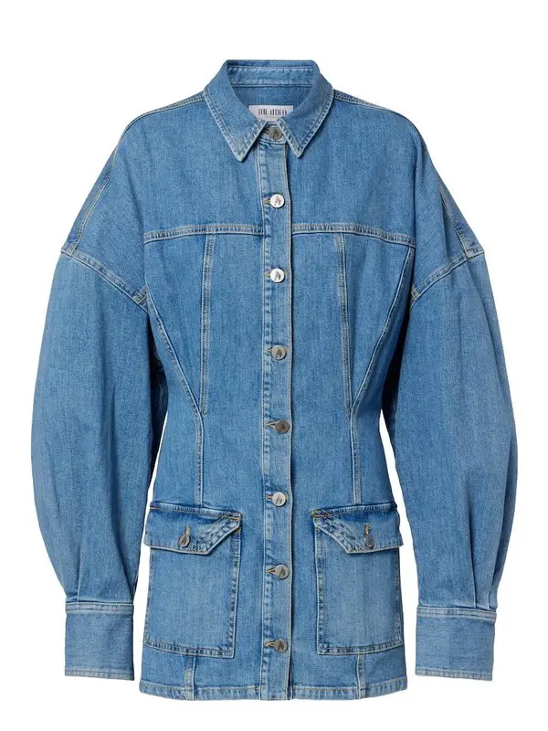 Attico Denim Minidress - Blue