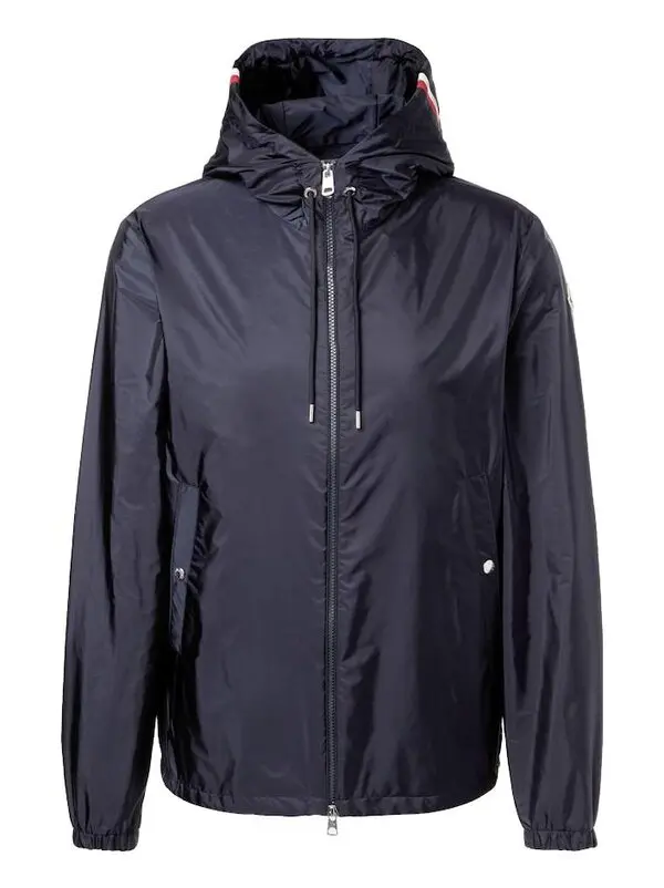 Moncler Hooded Zip-up Jacket - Blue