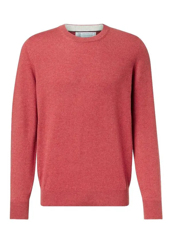 Brunello Cucinelli Cashmere Sweater - Red