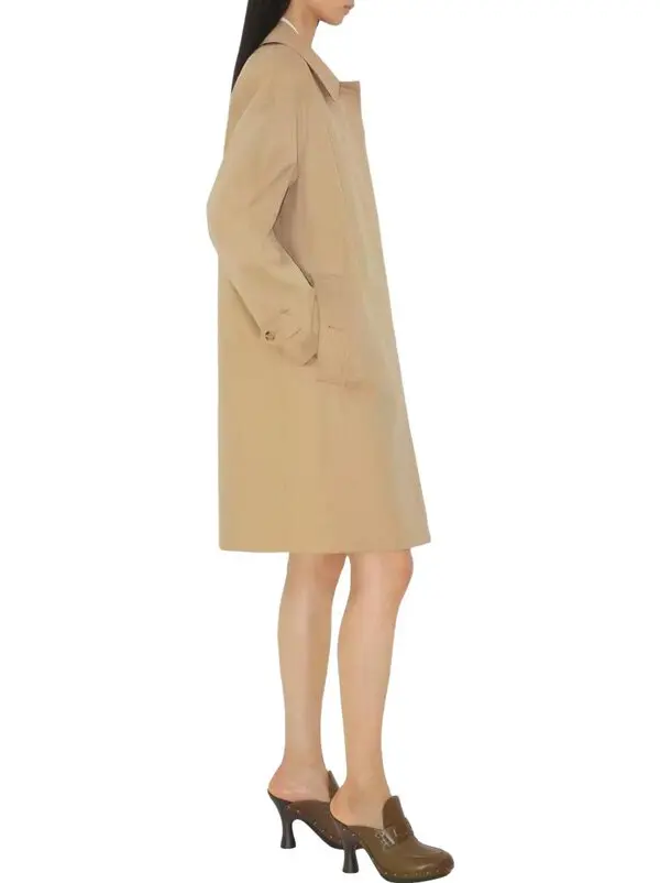 Burberry Camden Heritage Button Coat - Neutrals