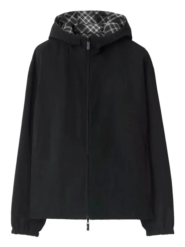Burberry Reversible Hooded Jacket - Black