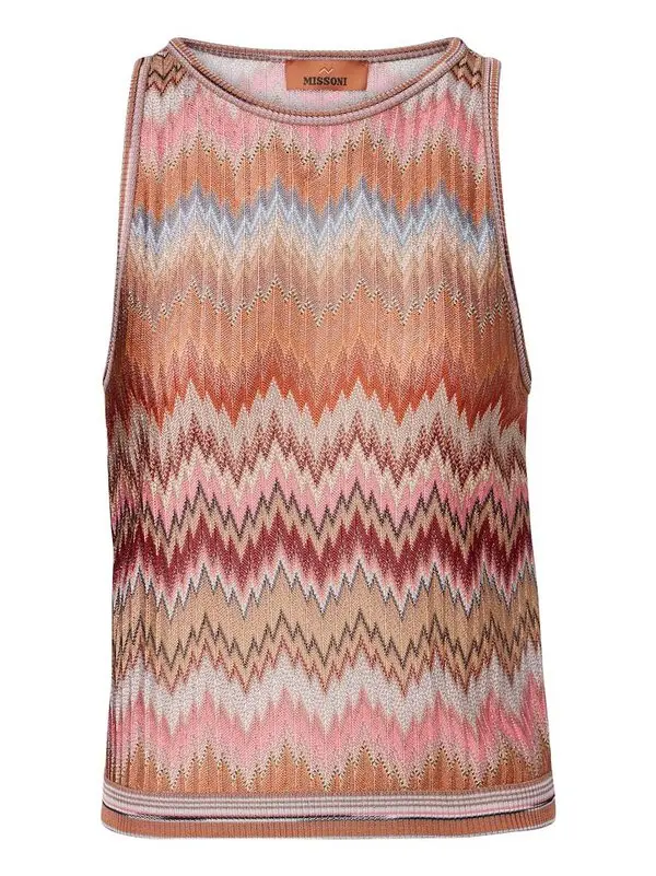 Missoni Zigzag Lame Tank Top - Multicoloured