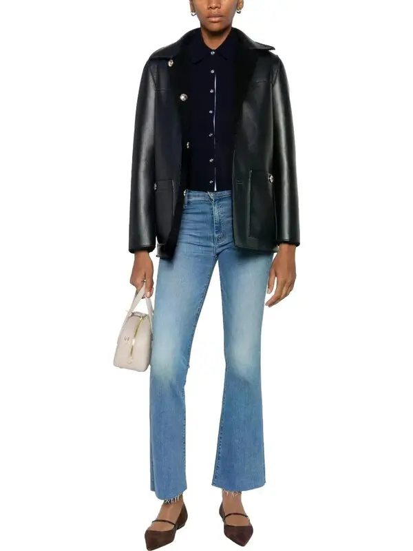 MOTHER Frayed-hem Jeans - Blue
