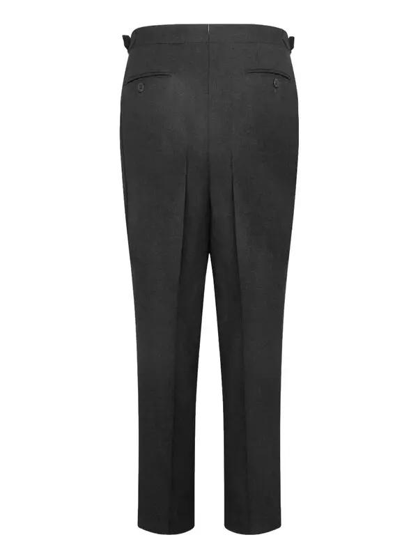FRANZESE COLLECTION Tailored Dart Detail Trousers - Grey