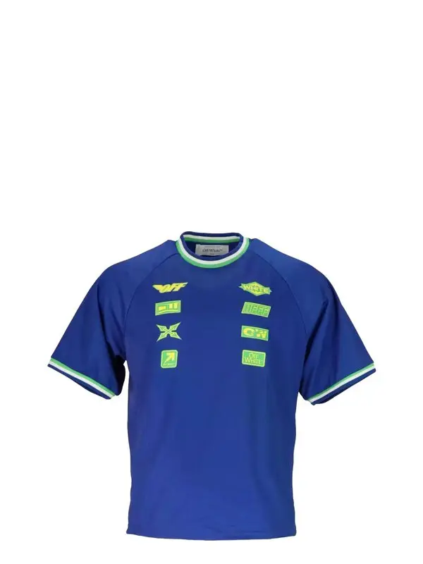 Off-White Multi-patch T-shirt - Blue