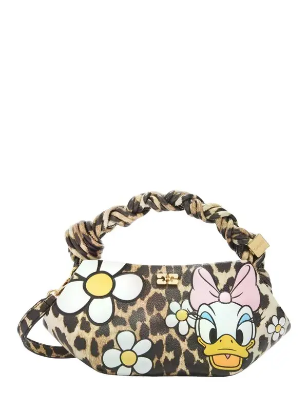 GANNI X Disney Animal-print Mini Bag - Brown